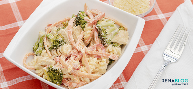 Pasta primavera con pollo deliciosa, ligera y muy fácil de prepararBlog ...